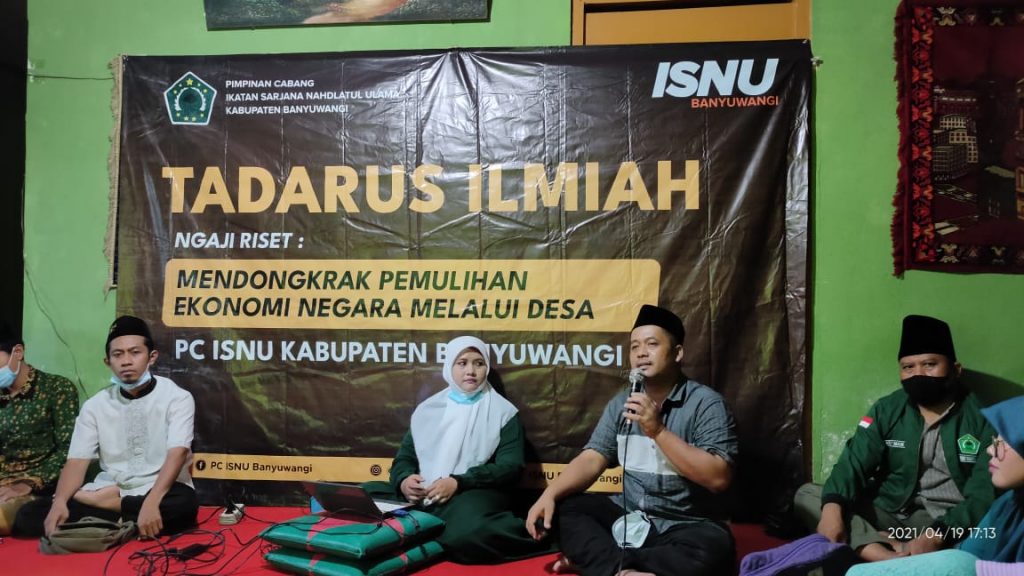 Dongkrak Ekonomi Dari Desa, PC ISNU Banyuwangi Gelar Tadarus Ilmiah ...